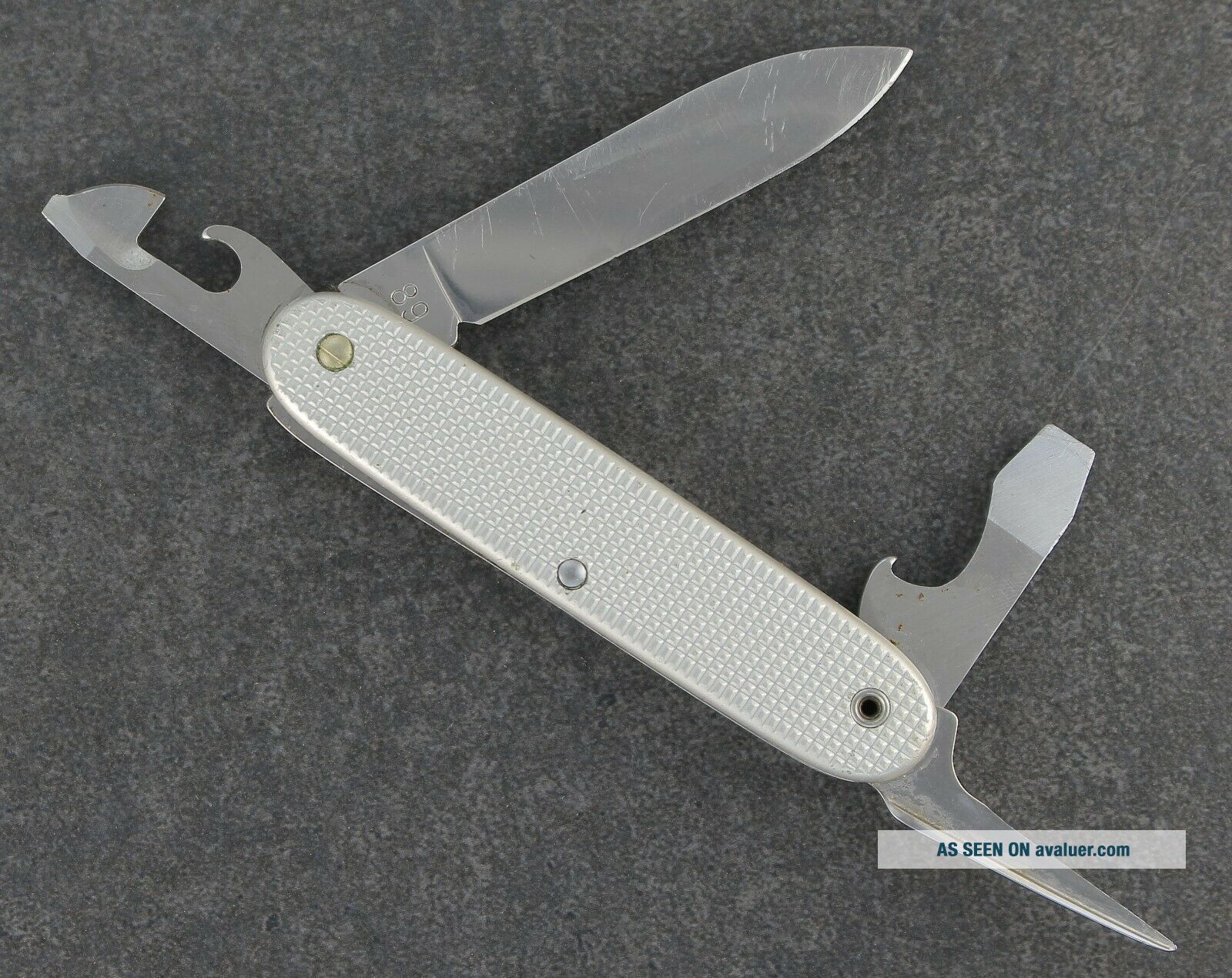 1989 Victorinox Swiss Army Knife Rare Silver Alox SAK Vintage | #3449968