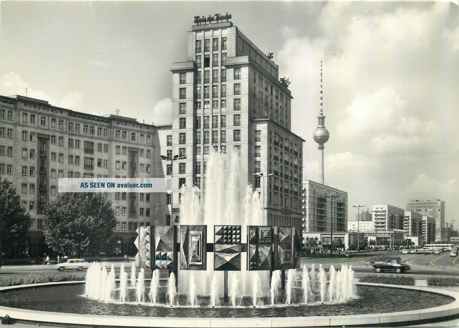 Germany Berlin Strausberger Platz Television And VHF Tower Of The ...