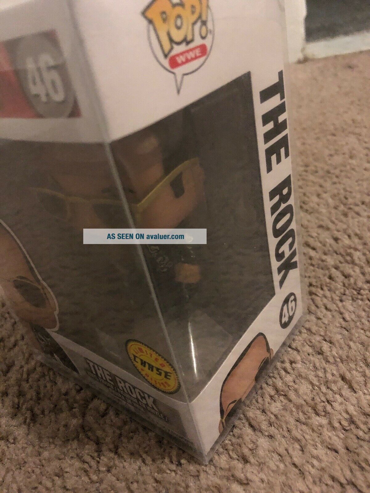 Funko Pop WWE The Rock Old School Chase Vinyl Action Figure | #3465779