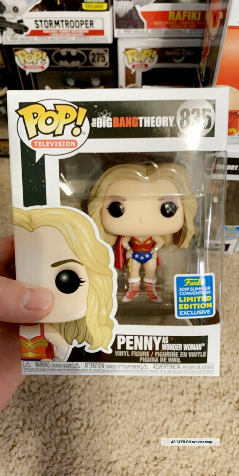 Penny As Wonder Woman SDCC 2019 Funko POP Limited Edition Big Bang ...