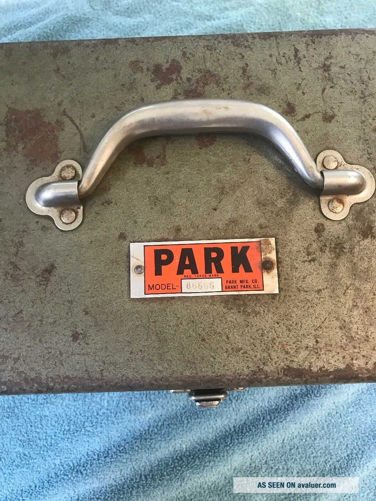 VINTAGE PARK MODEL 86666 Machinist 2 Drawer Tool Box | #3467980