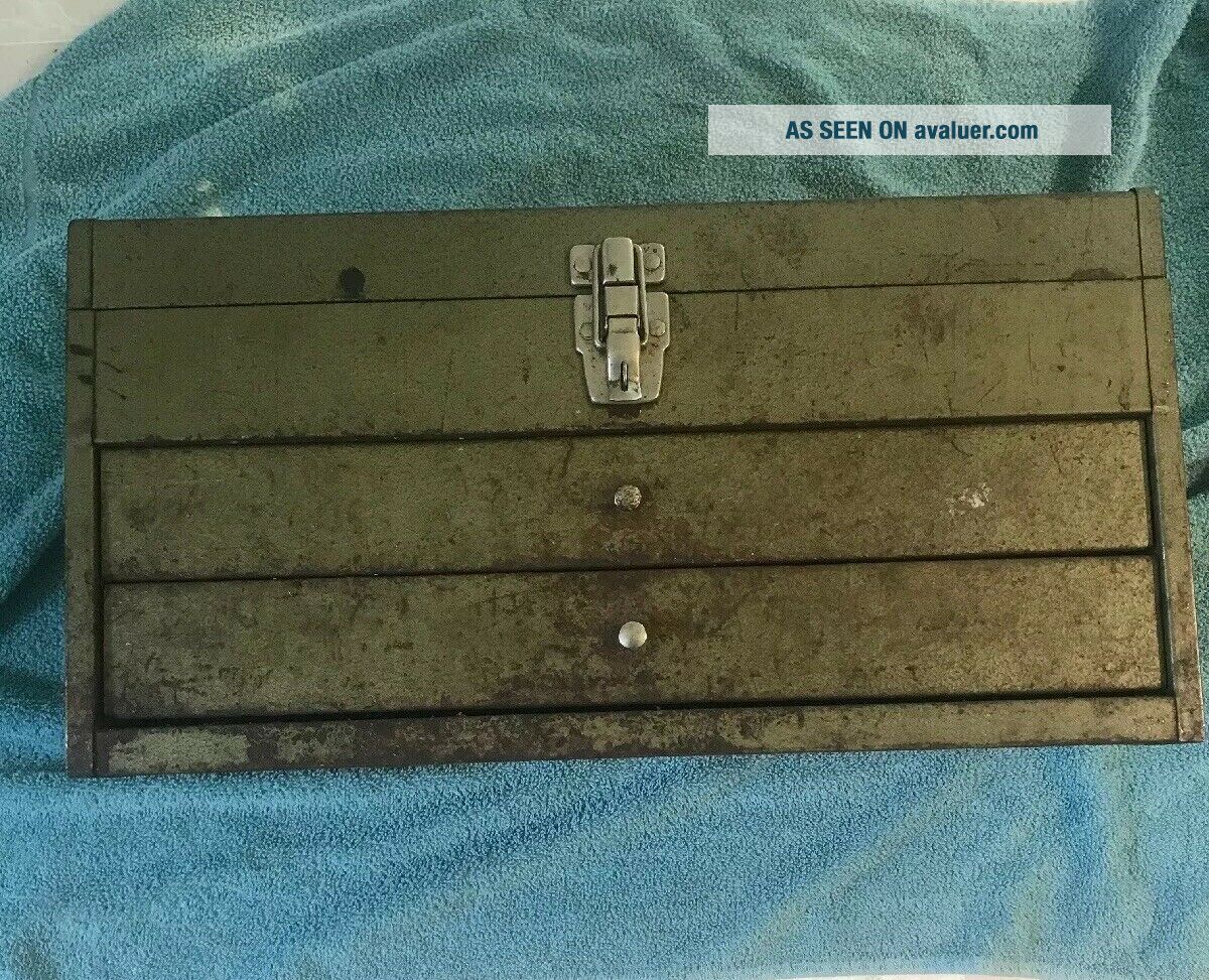 VINTAGE PARK MODEL 86666 Machinist 2 Drawer Tool Box | #3467980