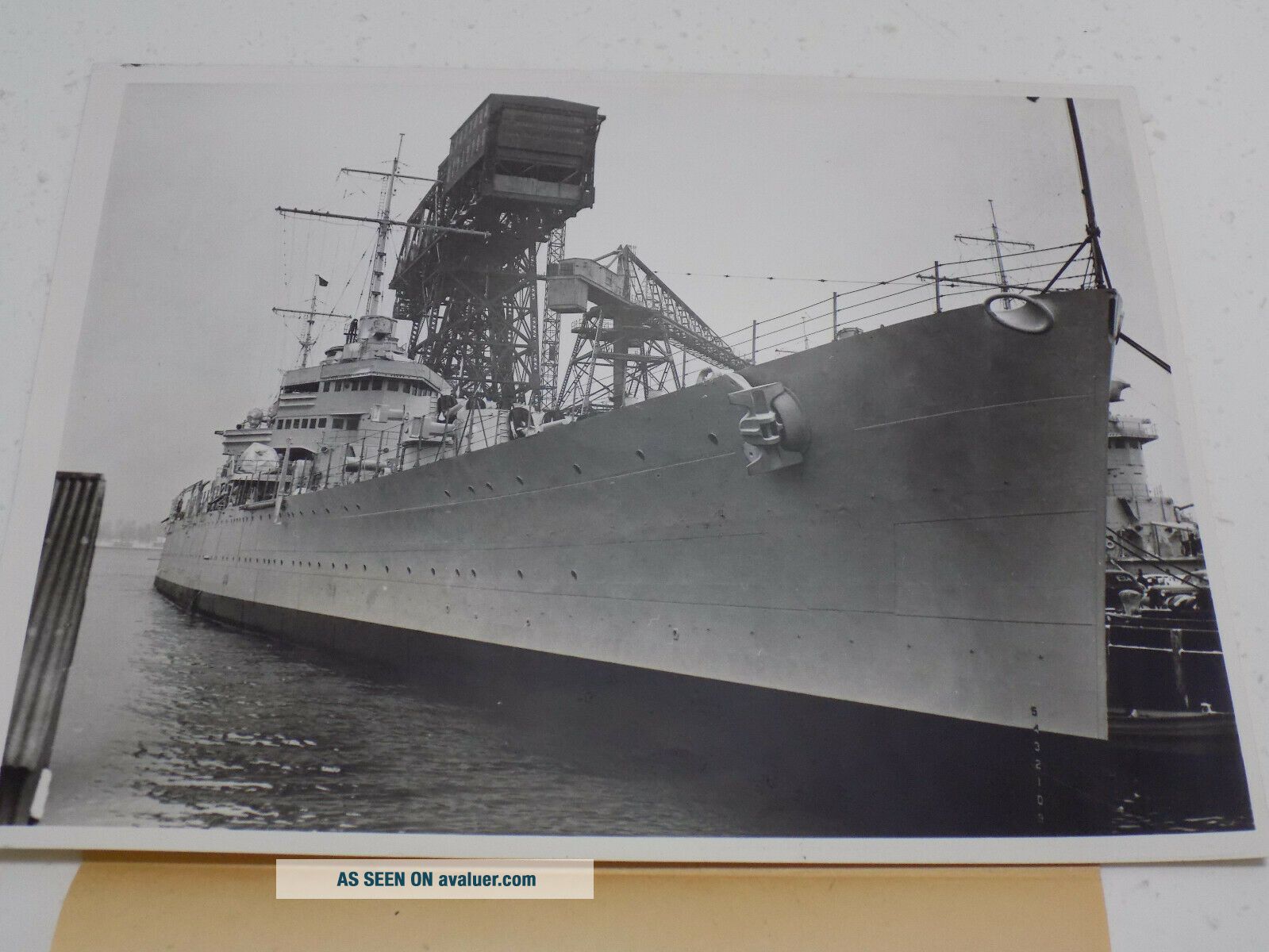 1938 WWII Press Photo: US Navy Cruiser USS Savannah Commissioned | #3338356