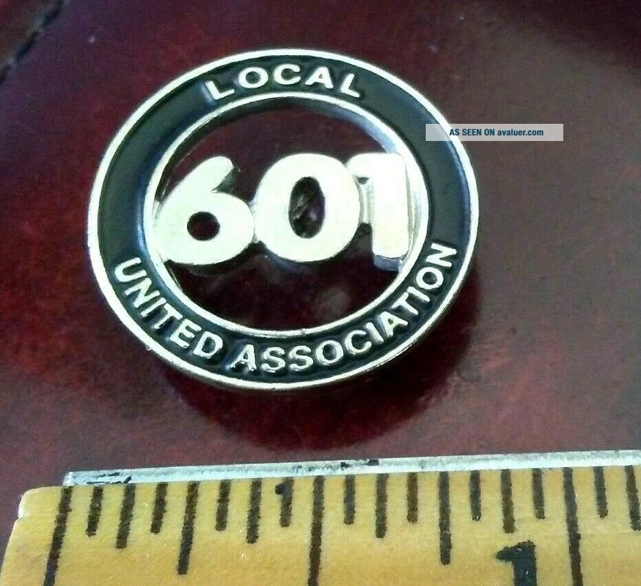 UA LOCAL 601 STEAMFITTERS TRADE UNION MILWAUKEE WISCONSIN MEMBER PIN ...