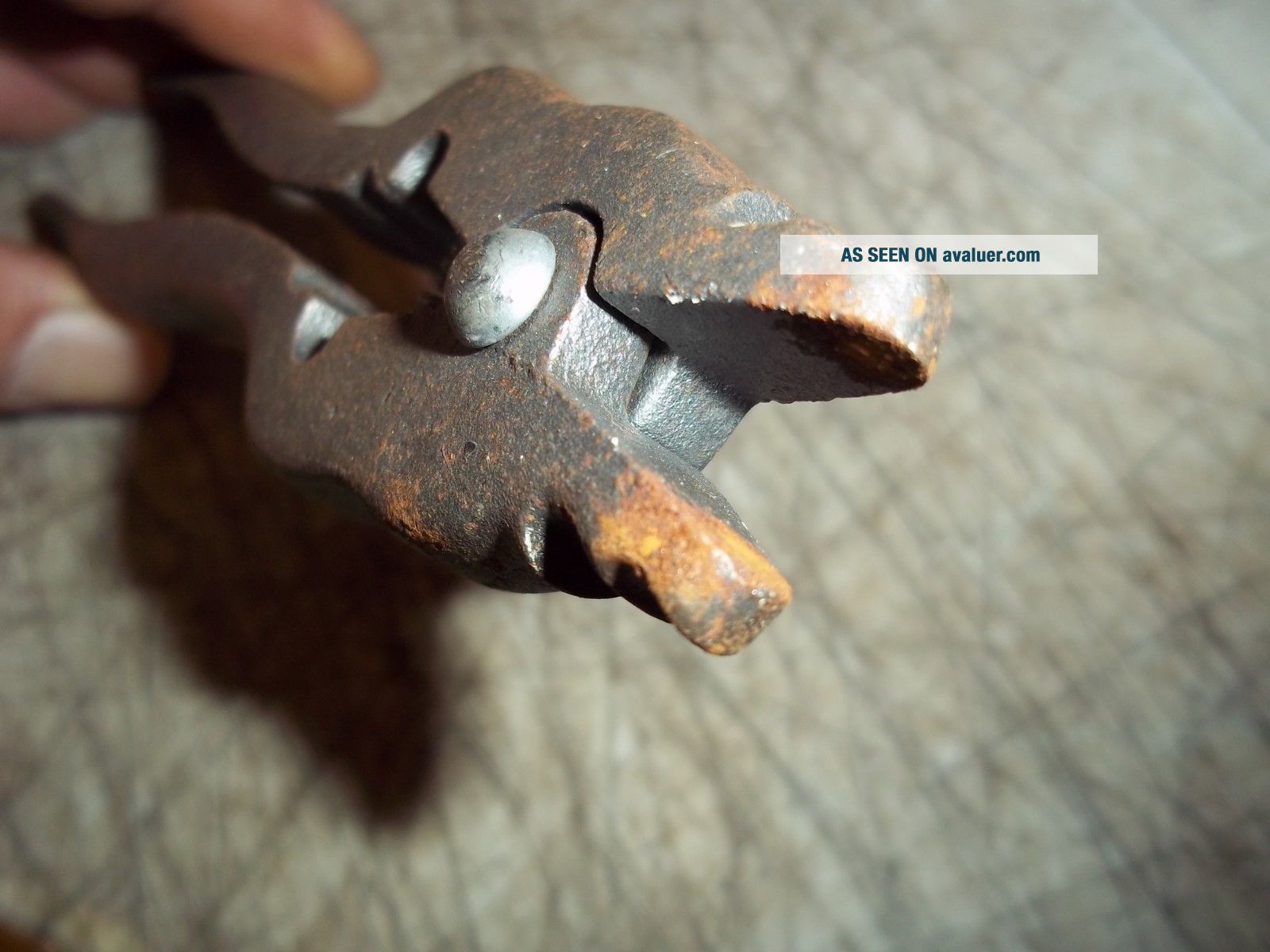 VINTAGE 7 " LONG ALL STEEL 162 MALL IRON CHAIN PLIERS PLIER | #3440656