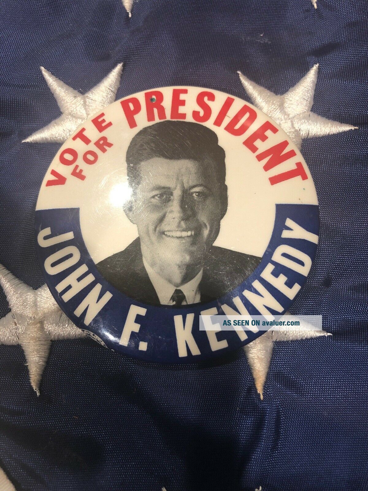 Vote John F Kennedy For President Large Political Pin Button | #3430759