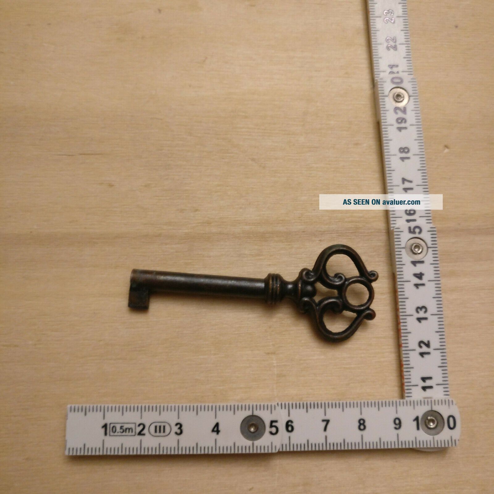 15 Grams Old Metal Vintage Furniture Cabinet Lock Key | #3445832