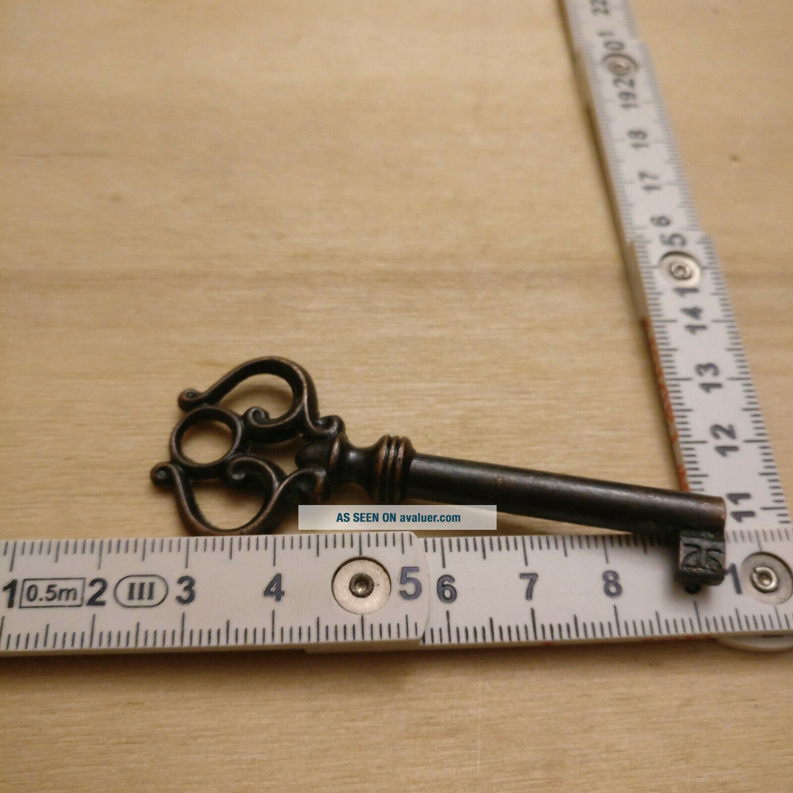 15 Grams Old Metal Vintage Furniture Cabinet Lock Key | #3445832