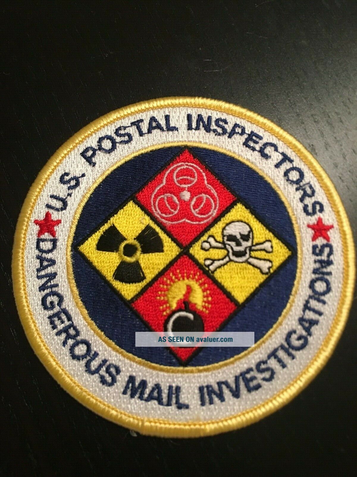 USPIS Postal Inspection Service Dangerous Mail Hazmat Police Inspector ...