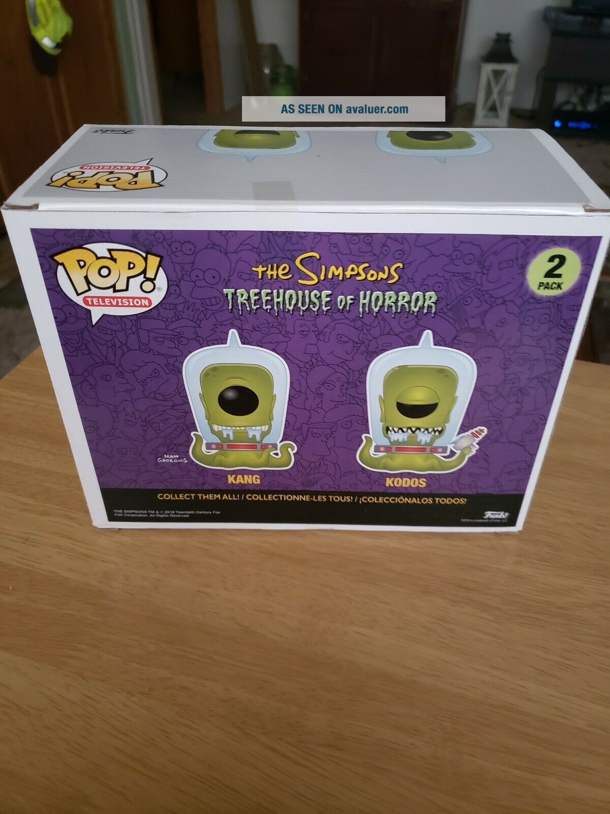 The Simpsons Kang And Kodos Funko Pop SDCC Limited Edition Exclusive ...
