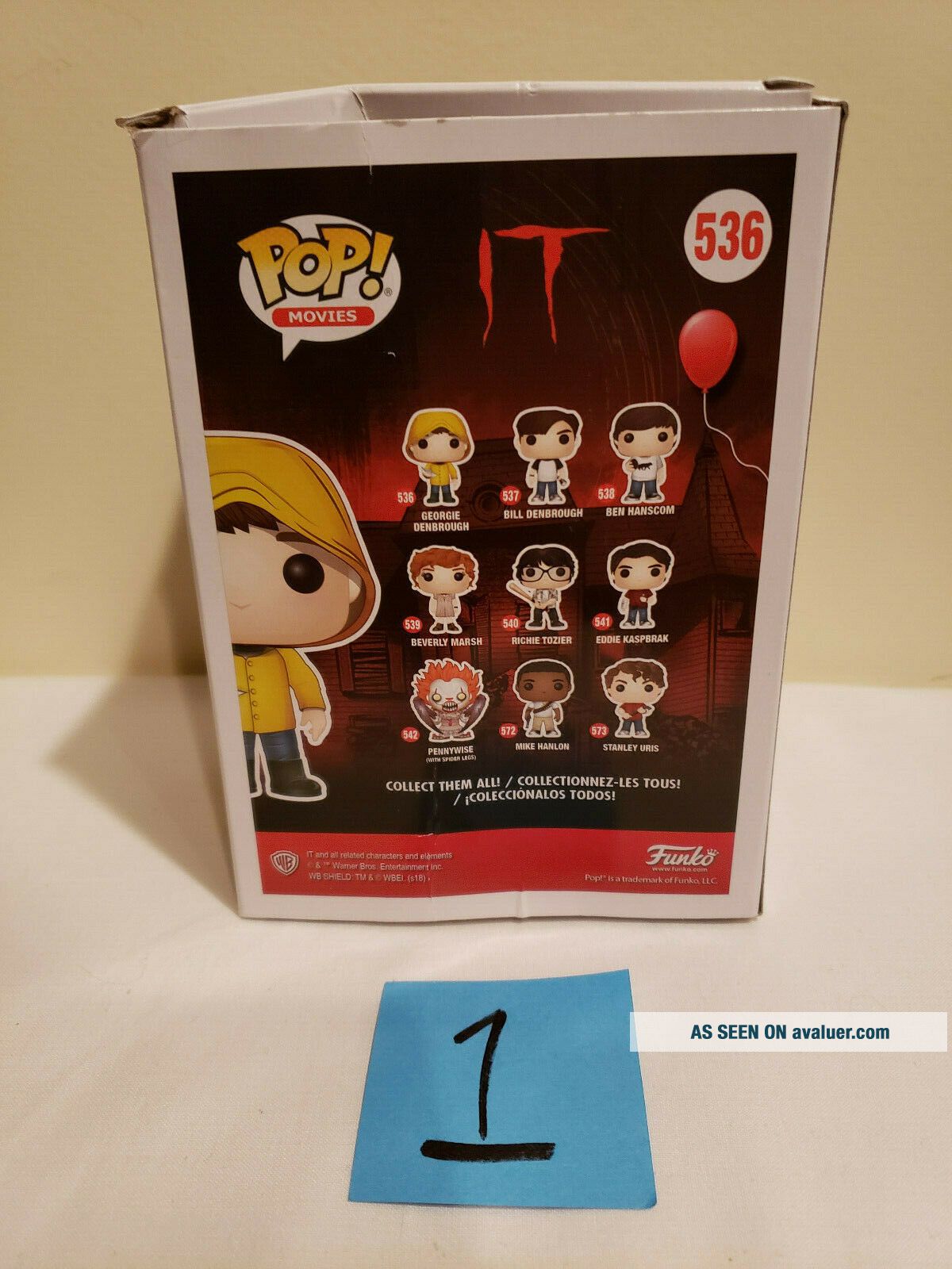 Georgie Denbrough 536 Chase Funko Pop IT Severed Arm | #3510120