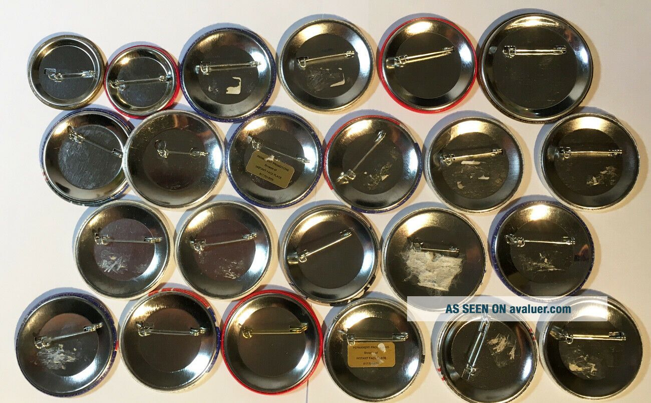 24 Vintage ROSS PEROT 1992 Campaign Pinback Pin Buttons, STERLING ...