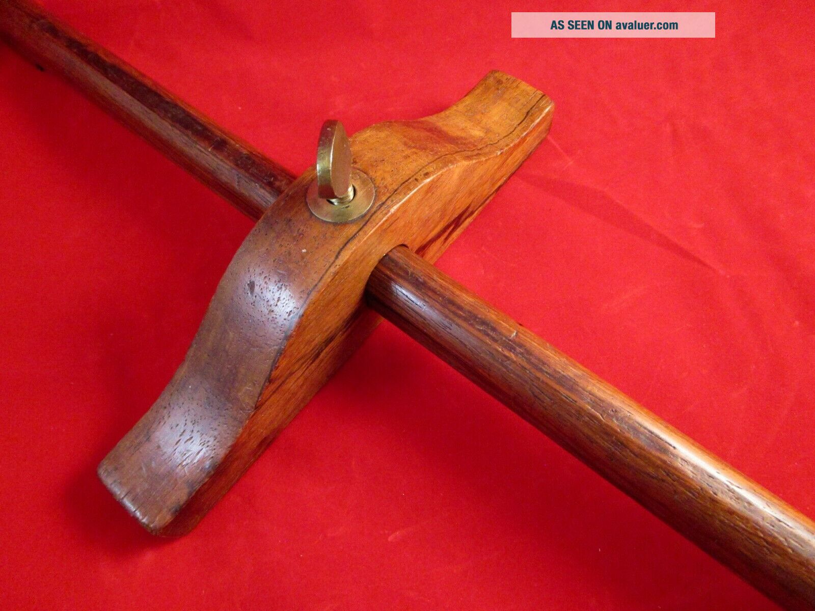 Rosewood And Brass Carpenters Panel Marking Gauge 20 1/2 " | #3528612