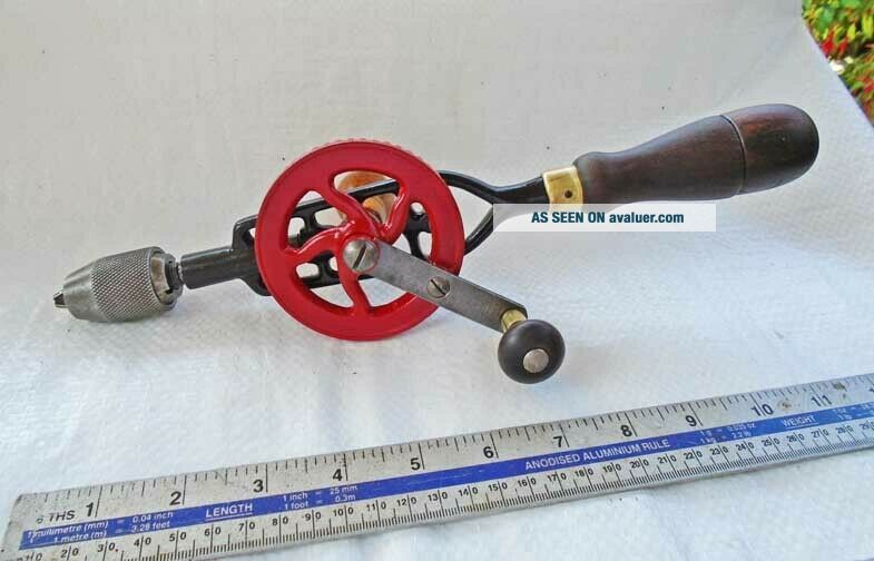 Vintage Single Pinion Hand Drill No:1 By MILLERS FALLS Restored Old ...