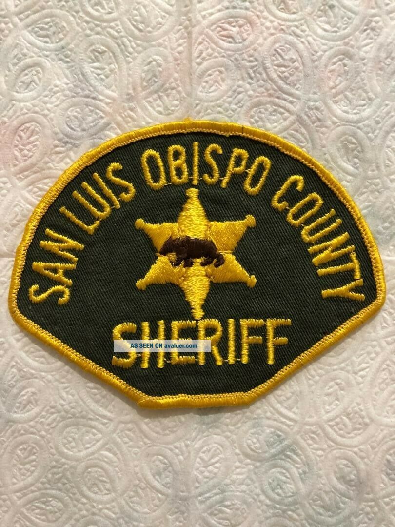OLD CALIFORNIA SAN LUIS OBISPO COUNTY SHERIFF PATCH | #3499190
