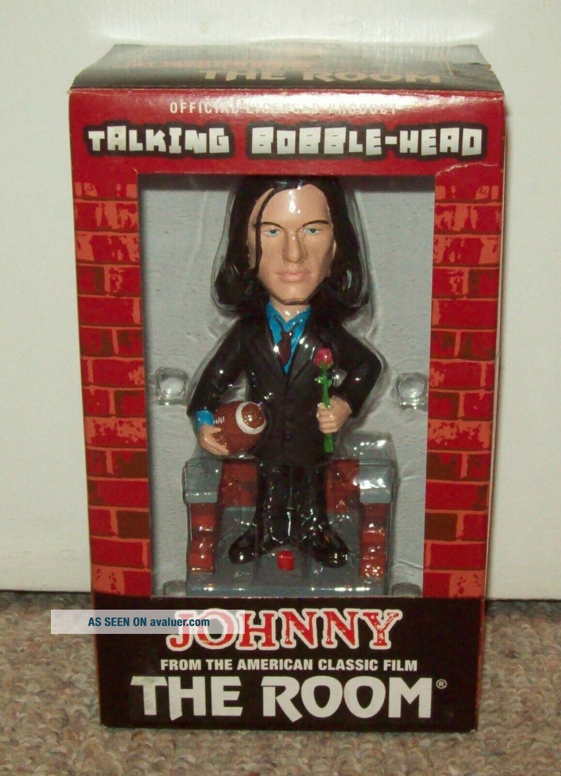 The Room Talking Johnny Bobblehead Tommy Wiseau Bobble Head The ...