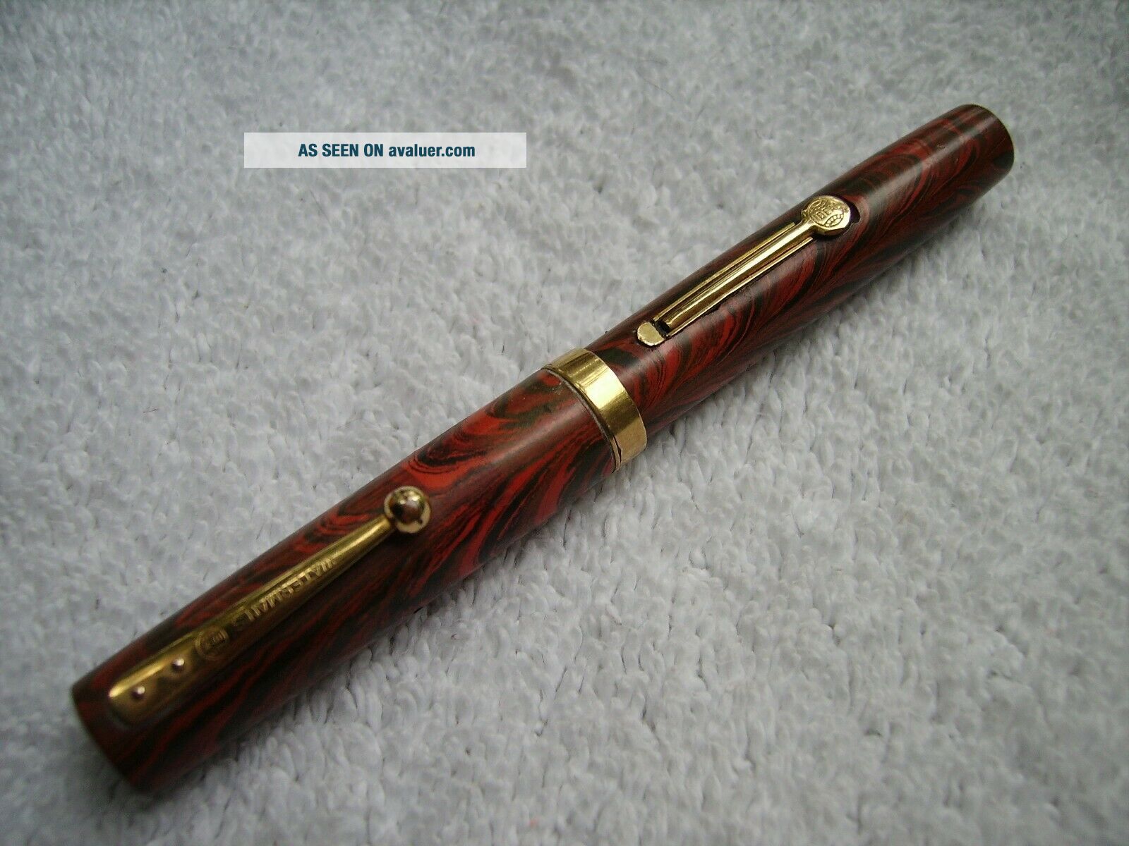 Waterman 52V Fountain Pen Red Ripple | #3493033
