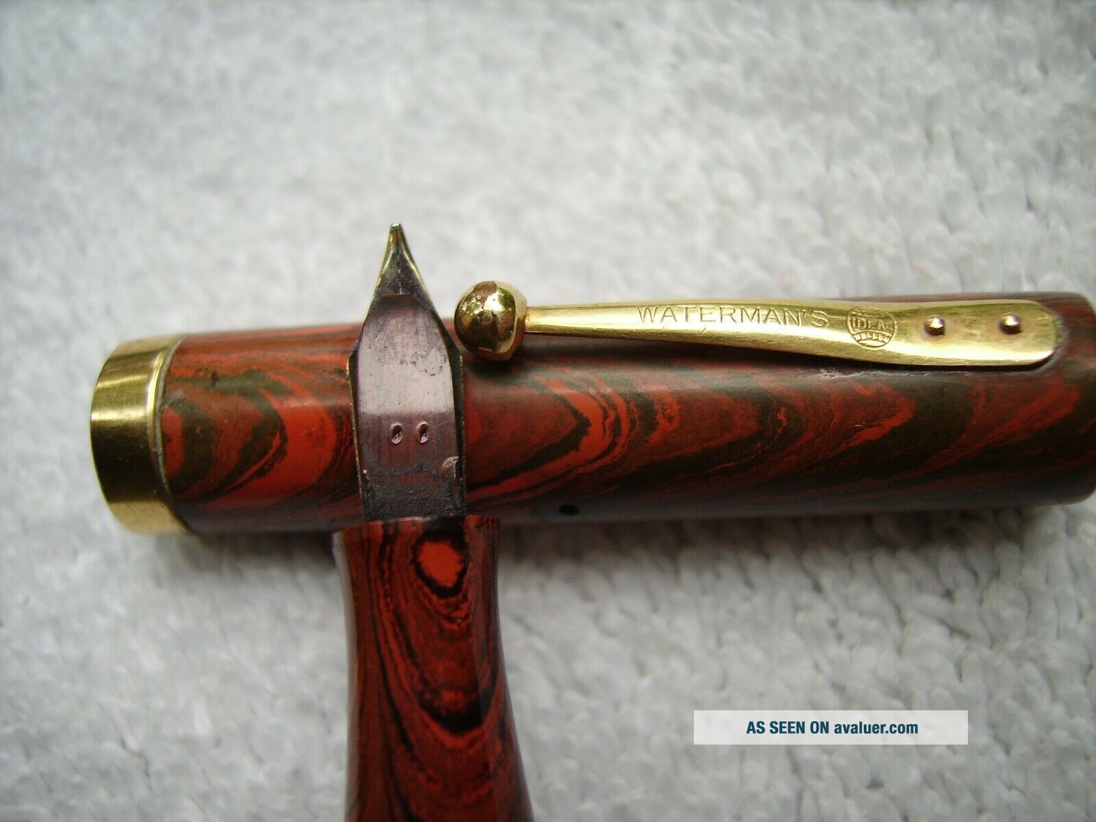 Waterman 52V Fountain Pen Red Ripple | #3493033