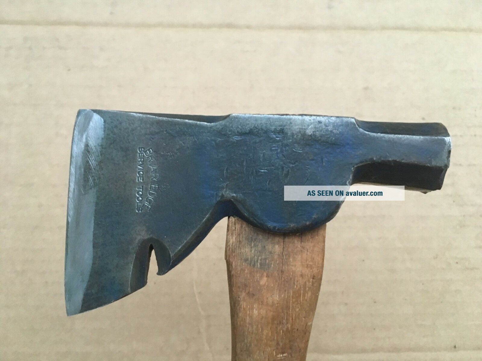BRIAR EDGE SERVICE TOOLS HALF HATCHET HAMMER VINTAGE AXE MADE IN USA ...