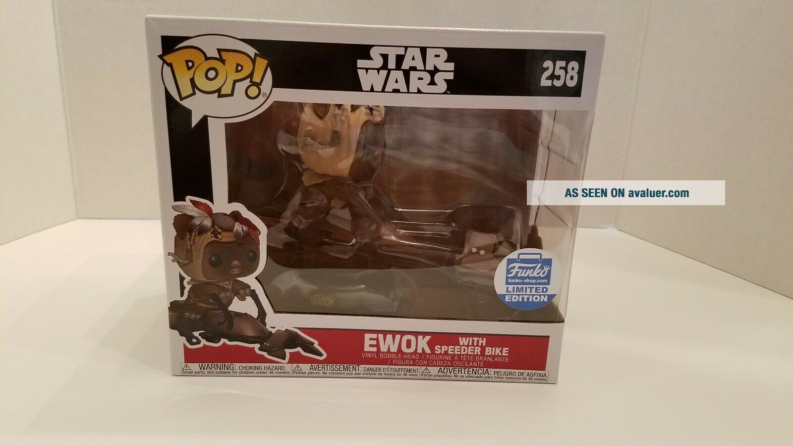 Funko Pop Ride Star Wars Ewok With Speeder Bike 258 Funko Shop ...