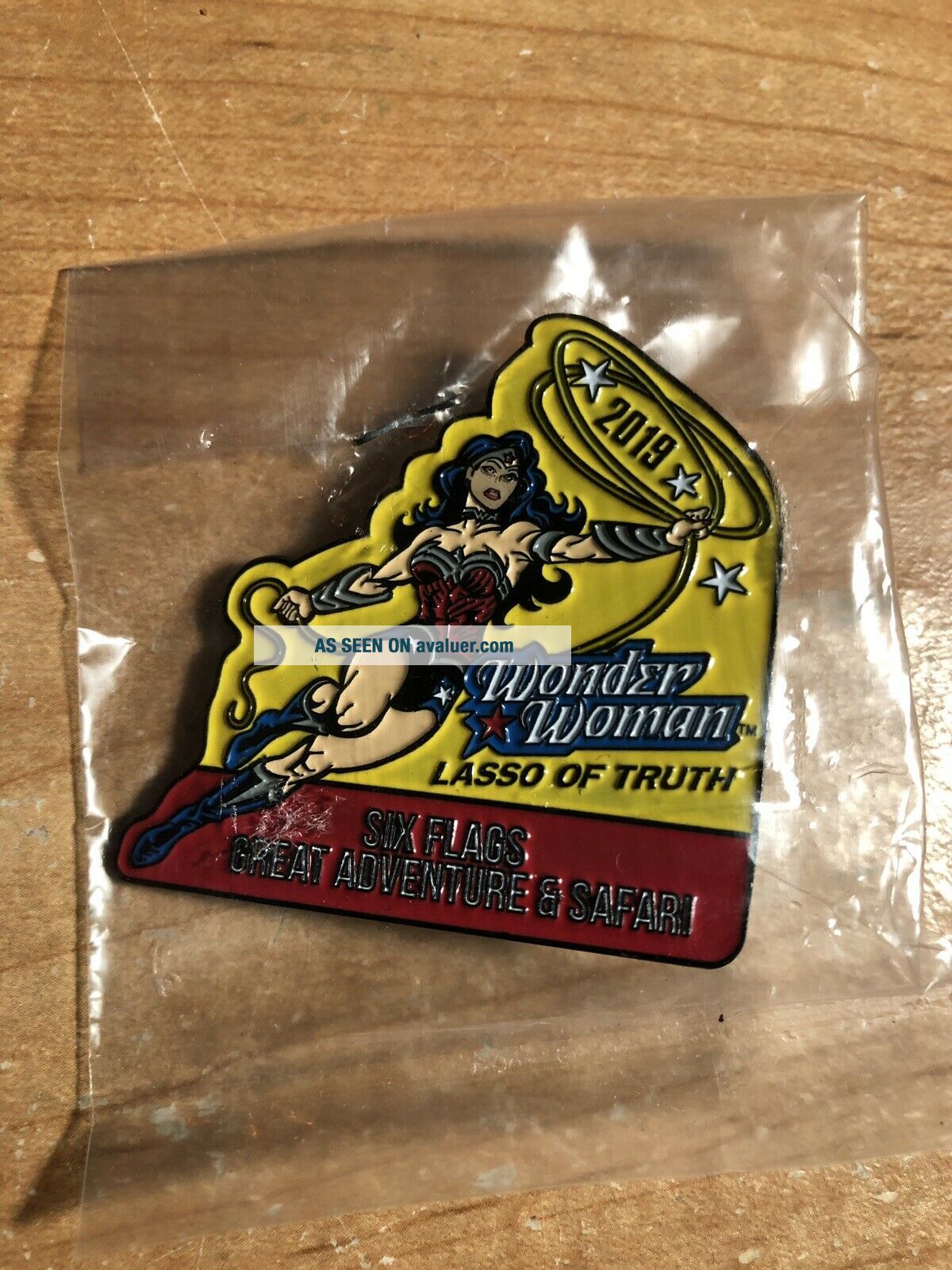 Six Flags Great Adventure, WONDER WOMAN, LASSO OF TRUTH Collector Pin ...