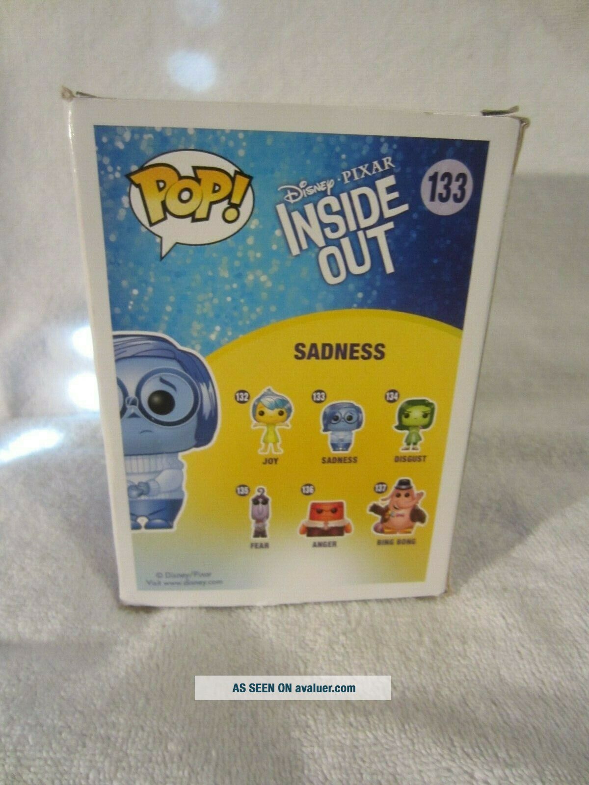 DISNEY PIXAR INSIDE OUT POP FIGURE SADNESS - | #3573638