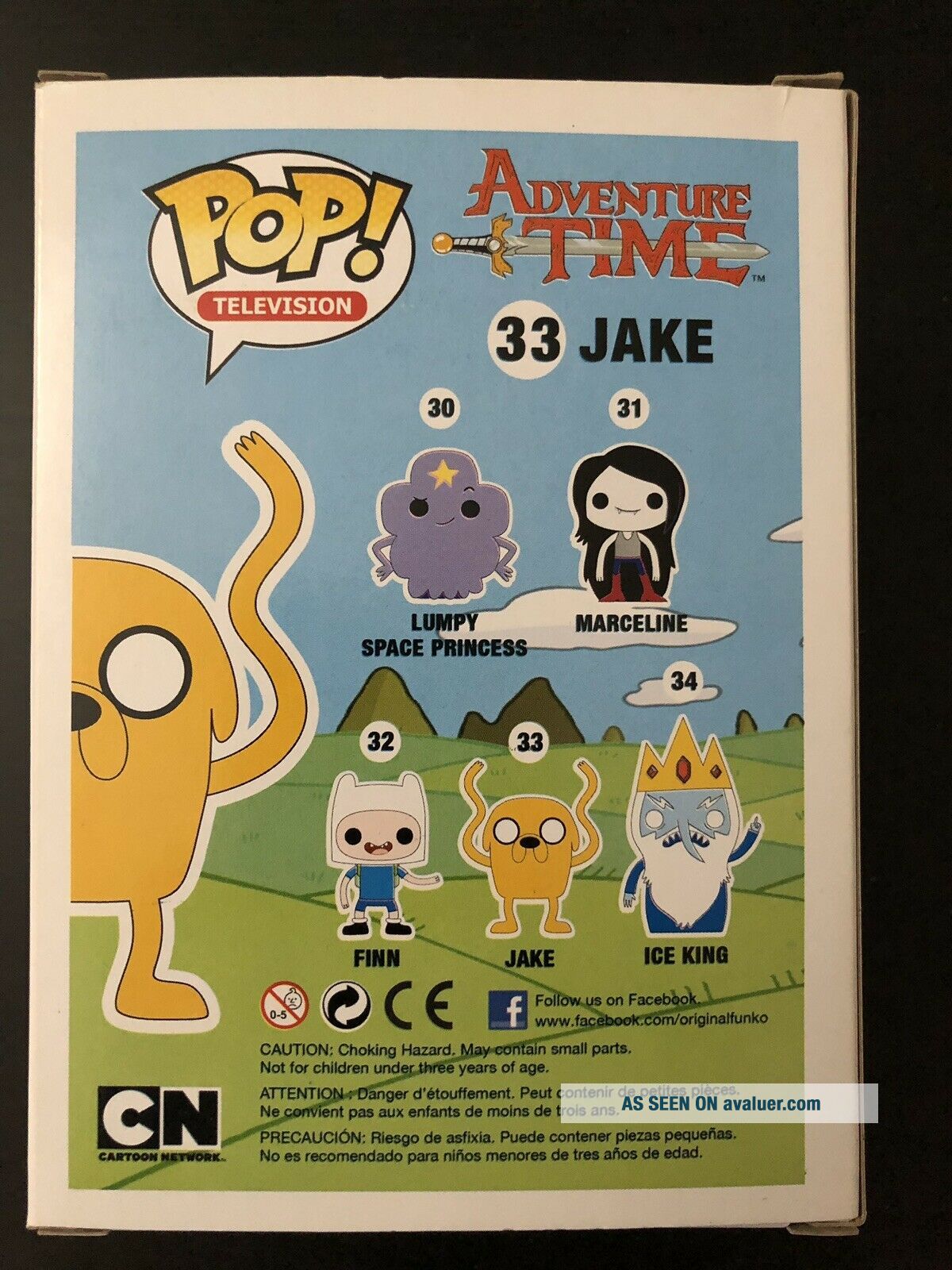 Funko Pop Television Adventure Time Jake 33 (box Wear) | #3574153