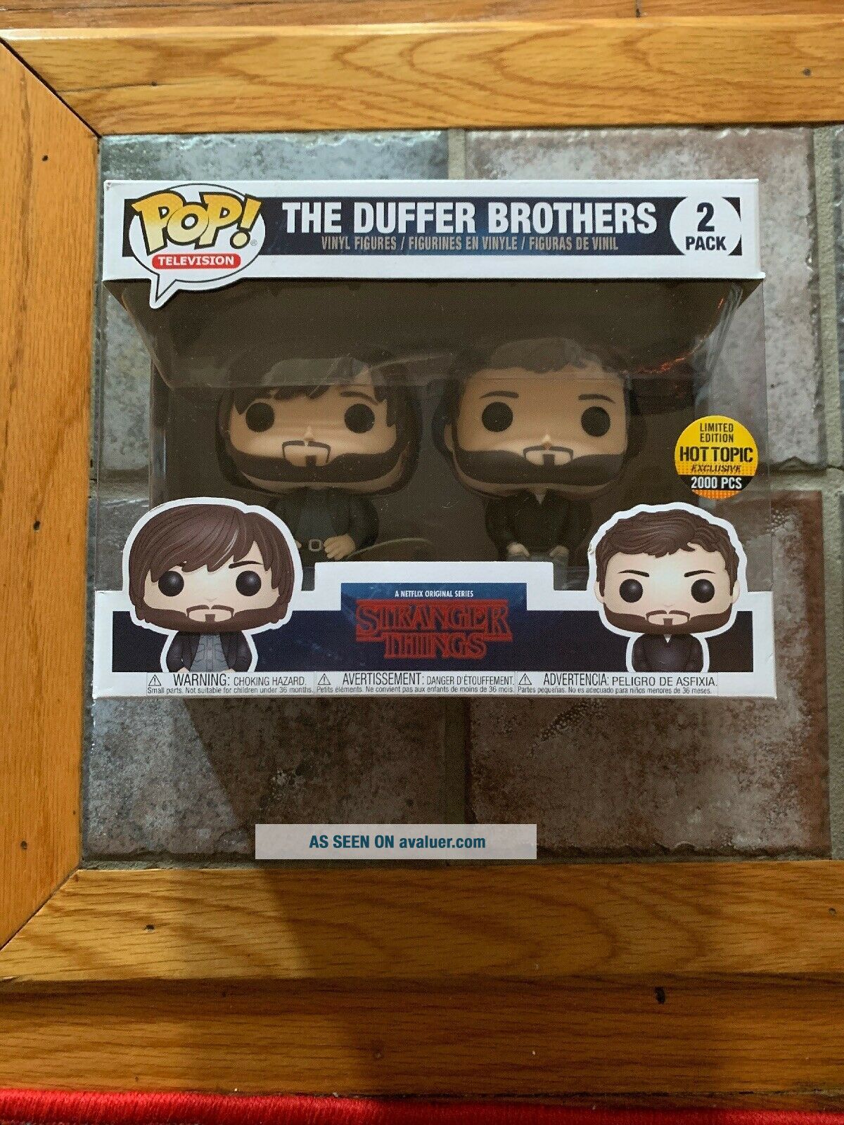 Funko POP Stranger Things Duffer Brothers Hot Topic 2000pc Exclusive ...