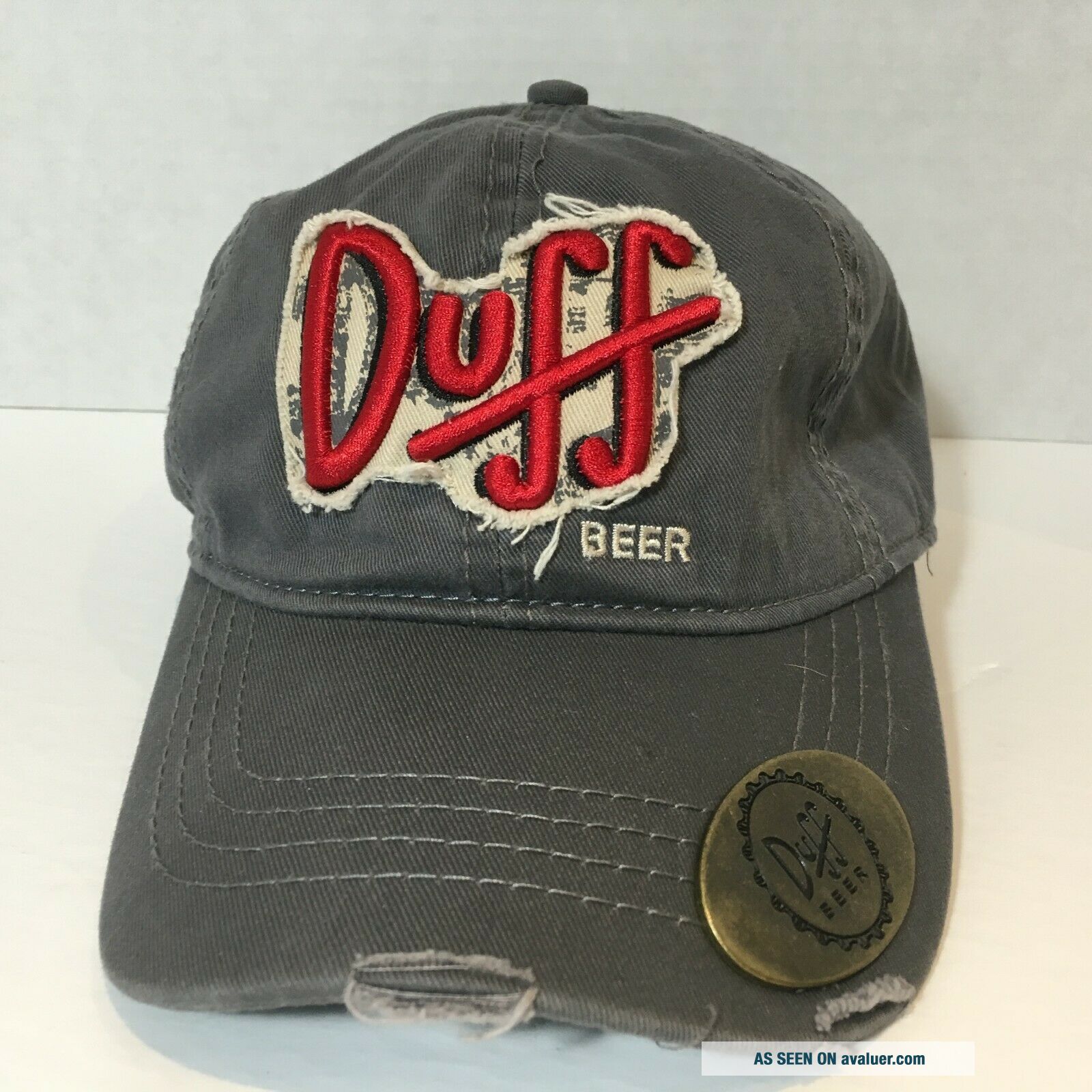 Universal Studios The Simpsons Duff Beer Adult Baseball Cap | #3537694