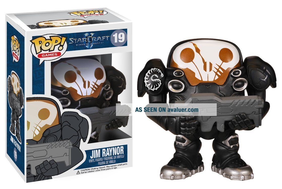 Funko POP Games Starcraft Jim Raynor Vinyl Figure (- DEFECTIVE BOX ...