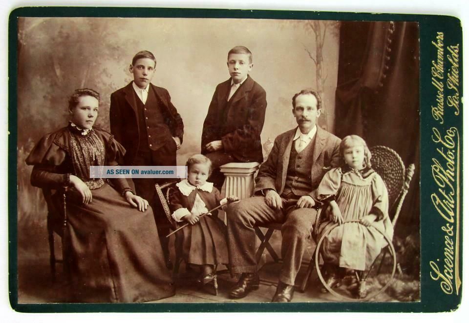 South Shields Antique Cabinet Photo Family Photograph Fashion Children ...