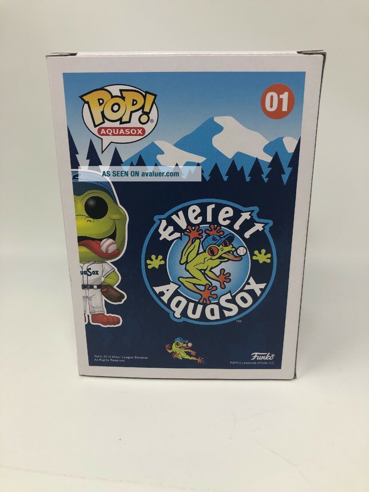 Funko Pop Everett Aquasox Baseball Webbly 01 SGA Game Exclusive LE ...