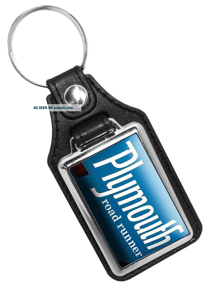 1968 PLYMOUTH ROADRUNNER AUTO EMBLEM FAUX LEATHER KEY RING KEYCHAIN ... 1968 PLYMOUTH ROADRUNNER AUTO EMBLEM FAUX LEATHER KEY RING KEYCHAIN ...