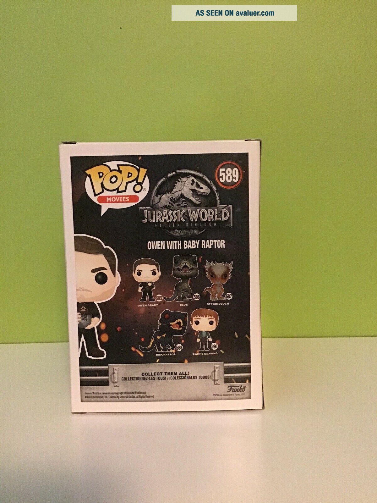Funko Pop Movies Jurassic World Fallen Kingdom: Owen With Baby Raptor ...