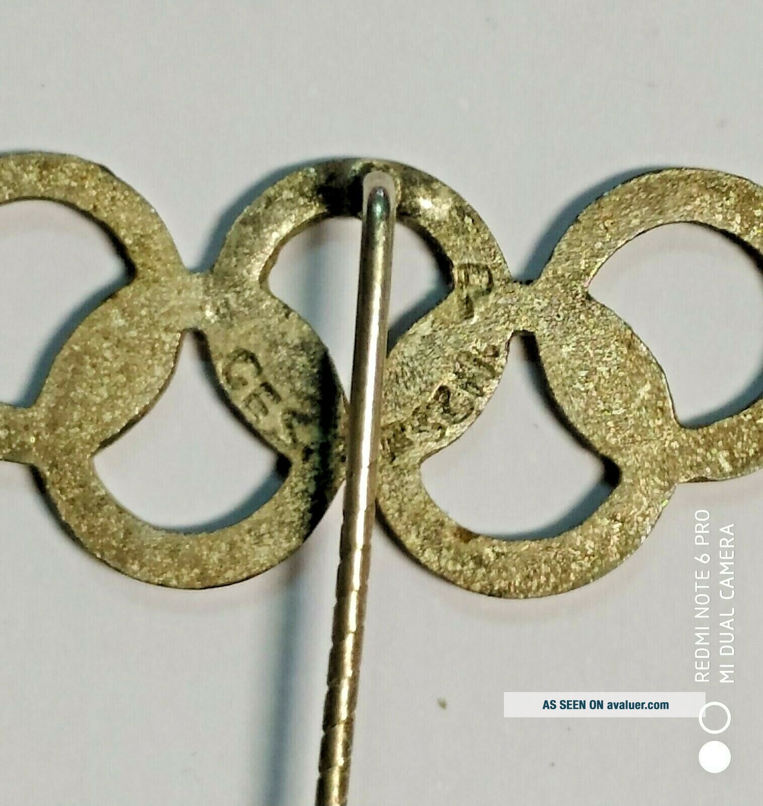Antique Rare Stick Pin Badge From The BERLIN Olympic Games 1936 ...