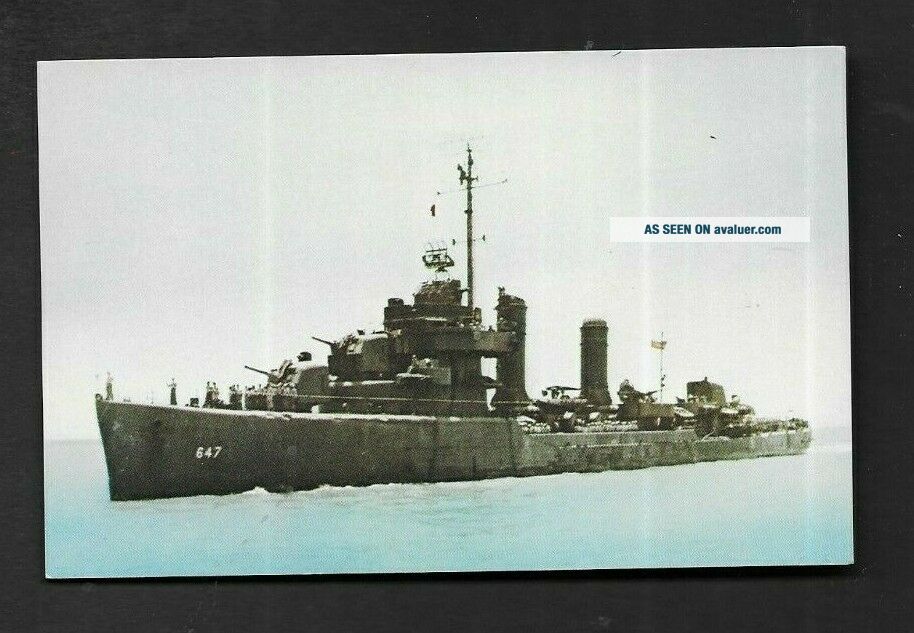 Postcard U. S. Navy Ship USS Thorn DD - 647 Destroyer 2040 | #3468942