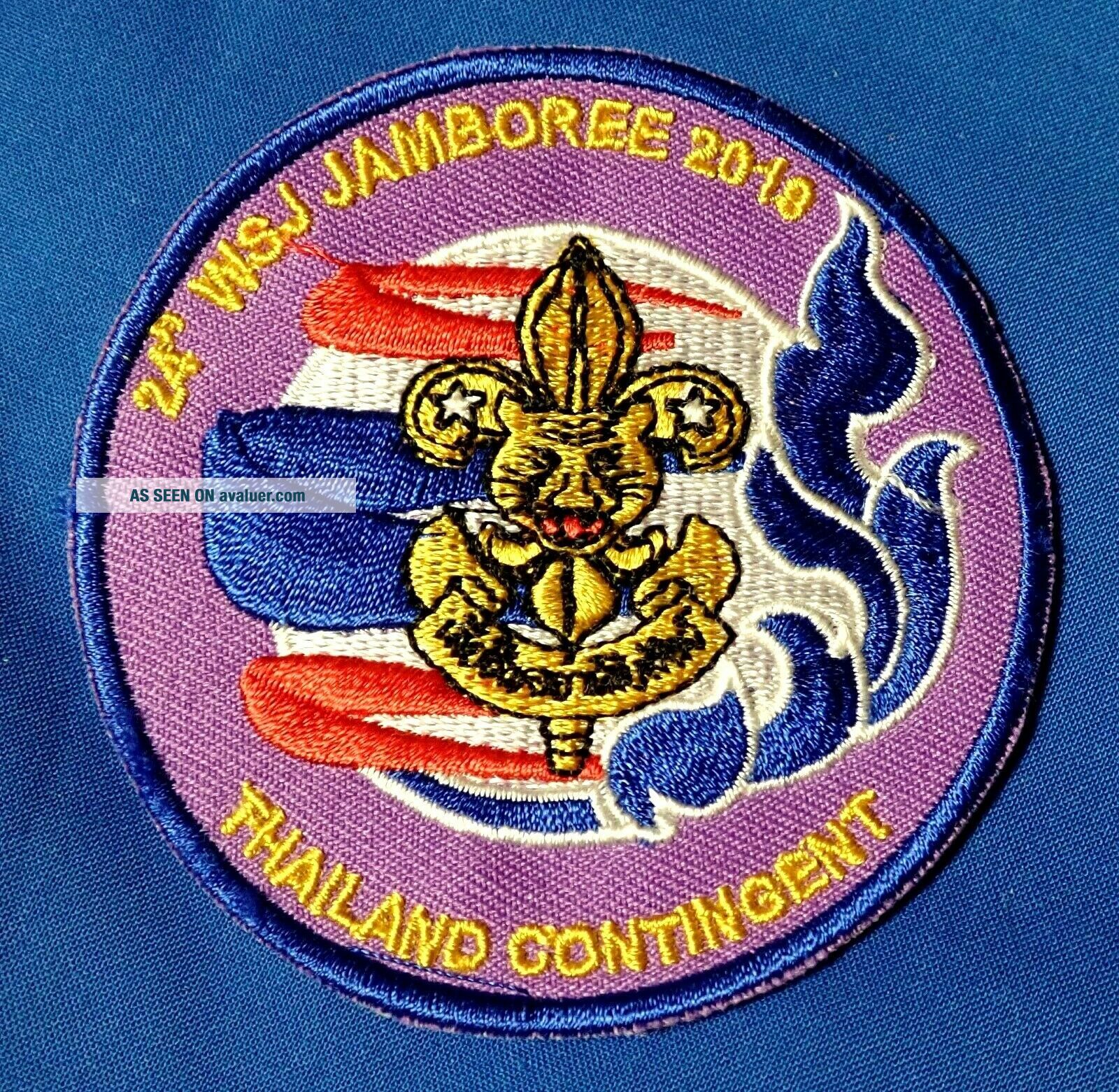 24th 2019 WORLD SCOUT JAMBOREE OFFICAL WSJ THAILAND CONTINGENT BADGE ...