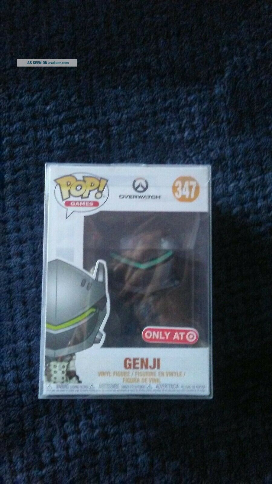 Funko Pop Games Overwatch Carbon Fiber Genji TargetExclusive With ...