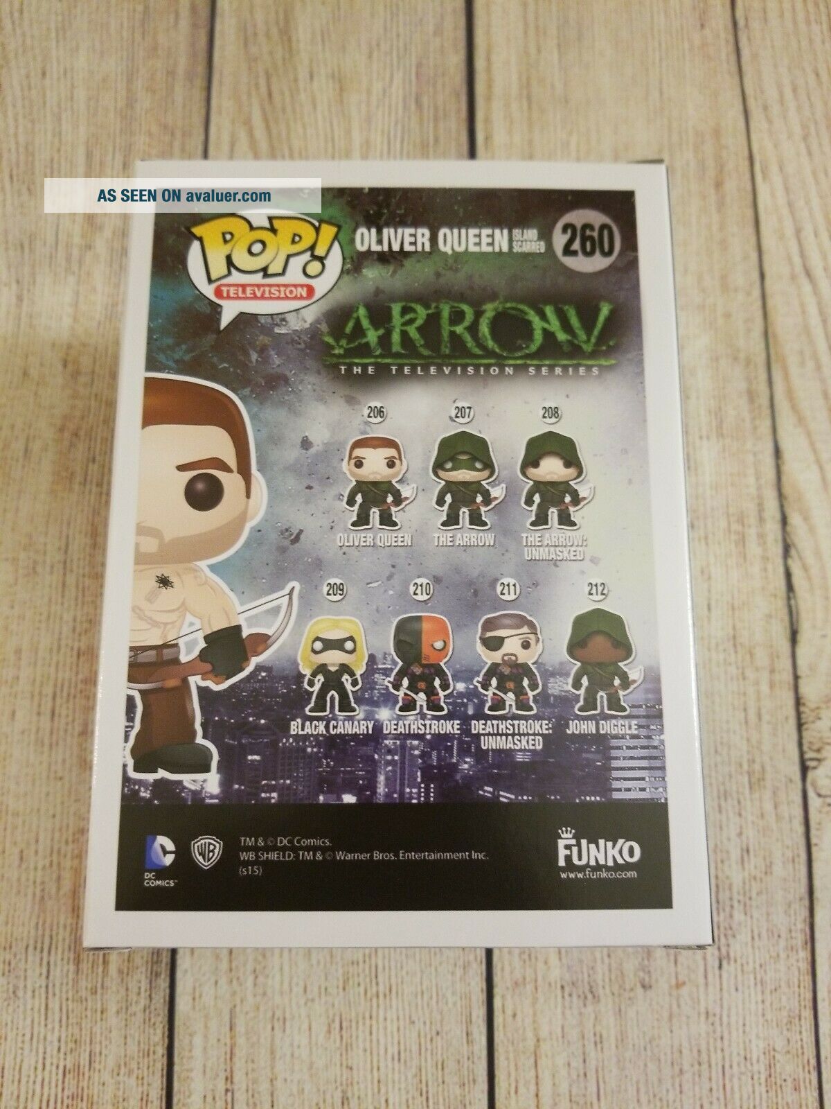Funko Pop Oliver Queen Island Scarred Fugitive Toys Exclusive. Arrow ...