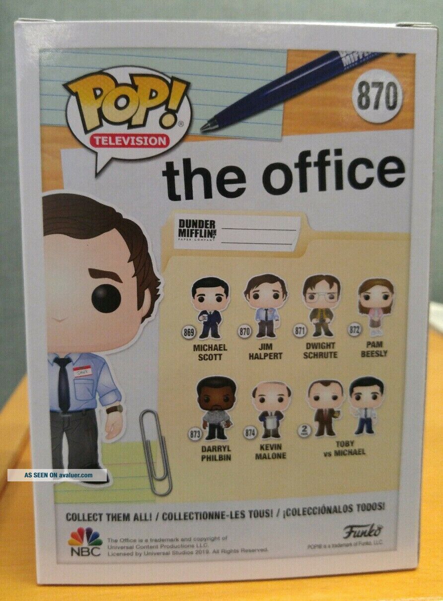 Funko Pop The Office Chase Jim Halpert In Hand | #3629753
