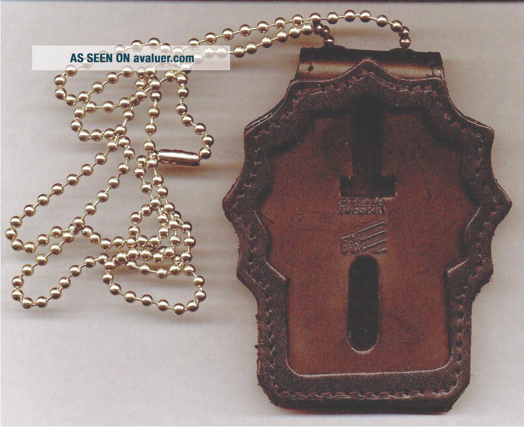 Paterson Police (NJ) Detective Badge Neck Hanger With Chain (Badge Not ...
