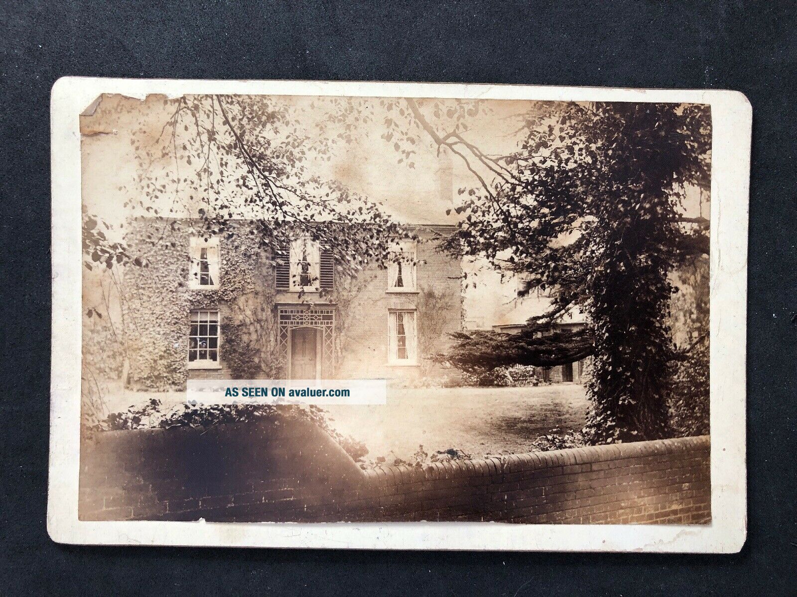 Victorian Photo: Cabinet Card: Double Fronted House: Baxendale ...