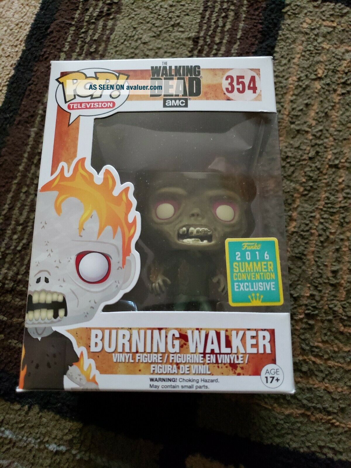 Funko Pop Television The Walking Dead Burning Walker SDCC 2016 ...