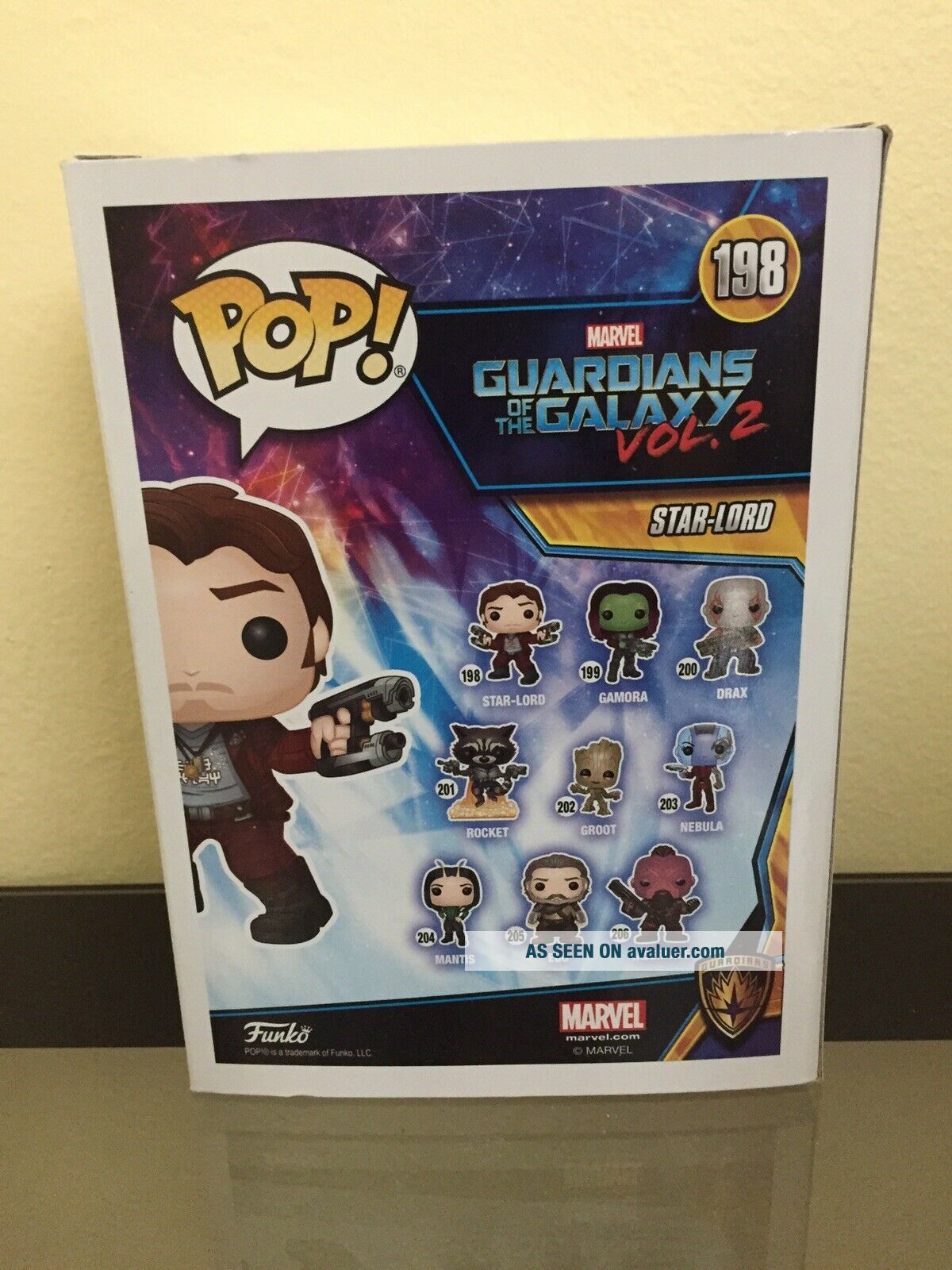 Star - Lord (Star Lord) Guardians Of The Galaxy Vol. 2 Marvel Funko Pop ...
