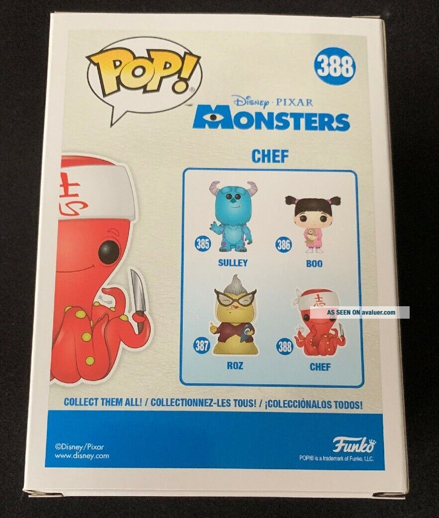 Funko Pop Disney Pixar 388 Chef Monsters Inc | #3648051