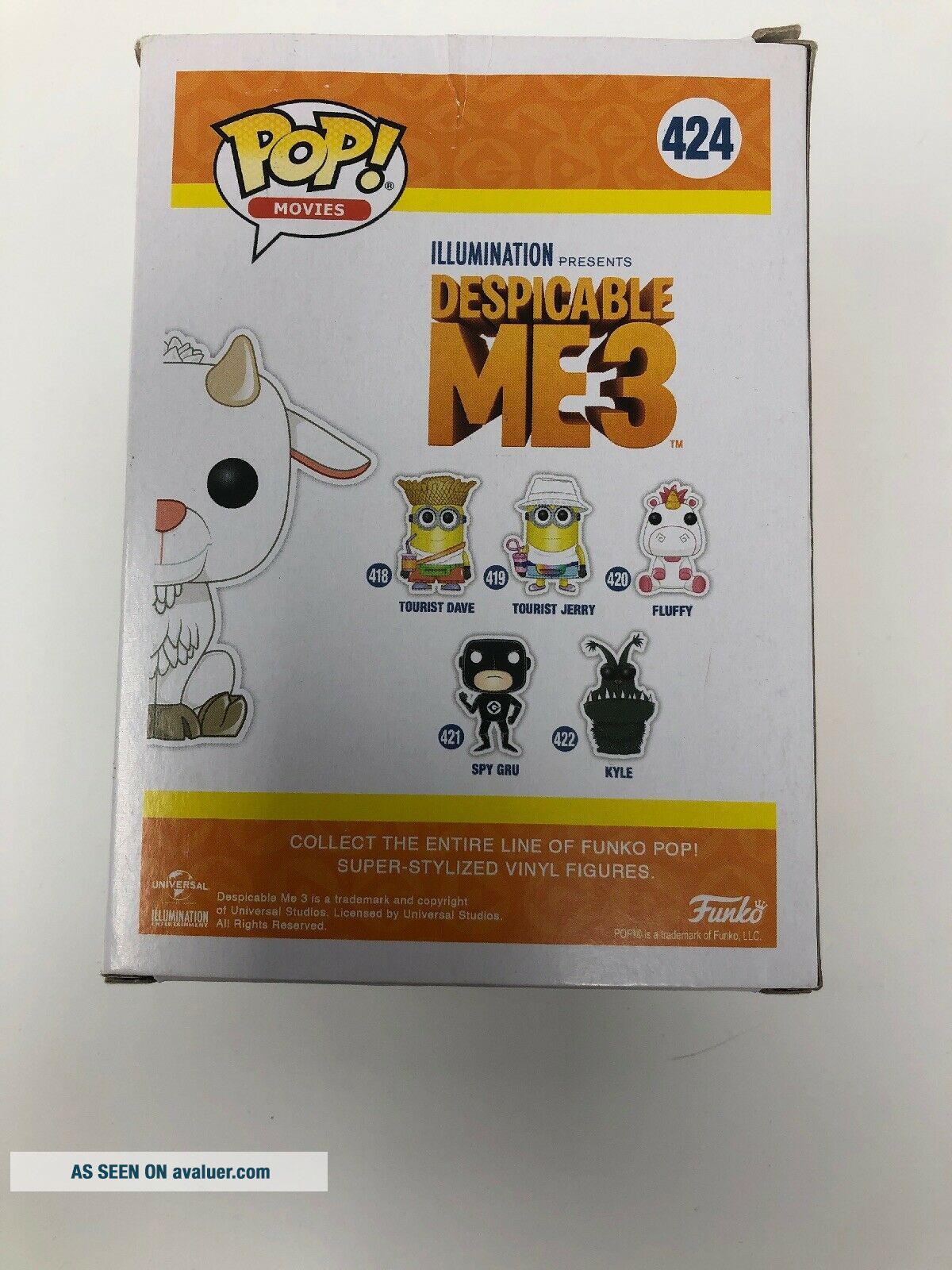 Funko Pop Movies Lucky 424 Despicable Me 3 Exclusive Toys R Us ...