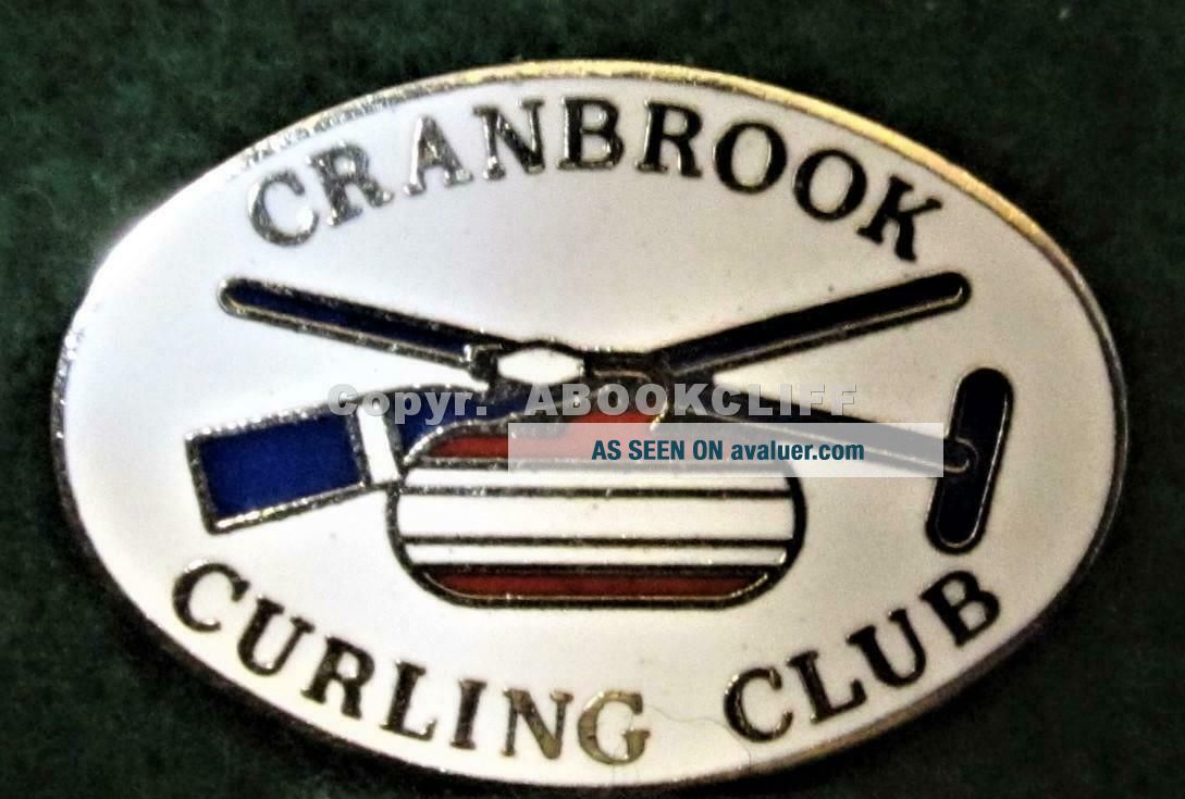 CRANBROOK CURLING CLUB Pin B. C. CANADA | #3724532