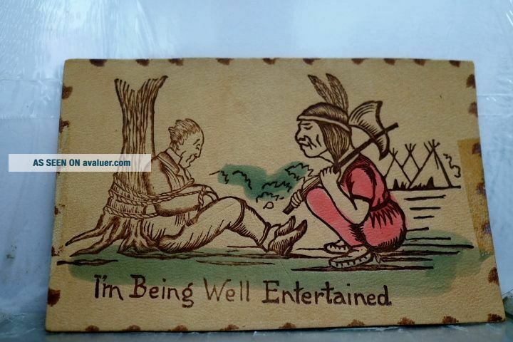 Greetings Being Well Entertained Postcard Old Vintage Card View ...
