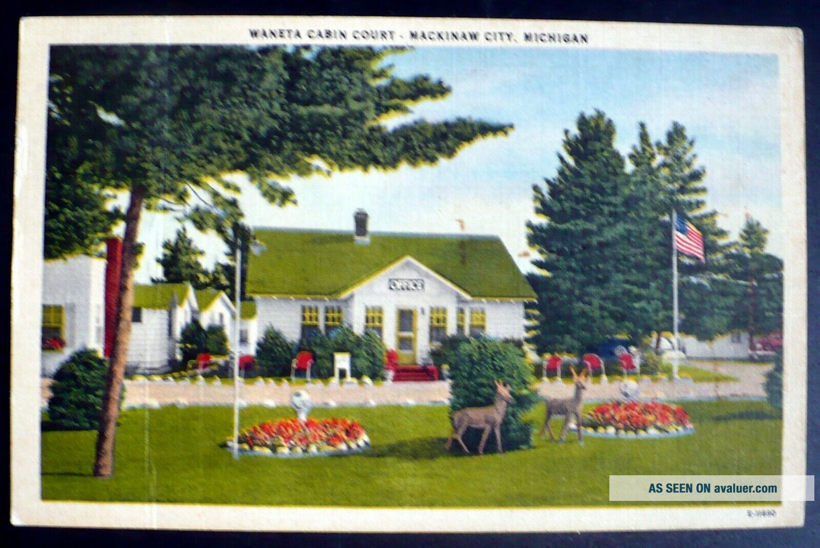 1940s Waneta Cabin Court, Mackinaw City, Michigan | #3625257