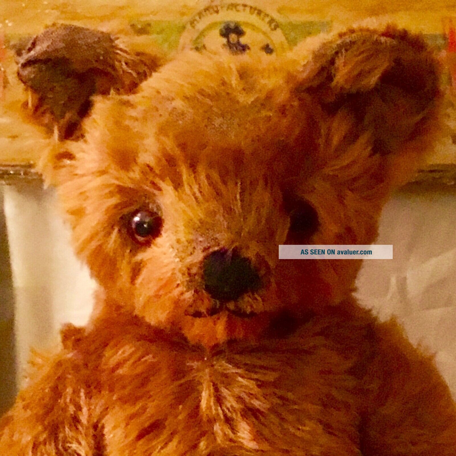 18” ANTIQUE 1930s CINNAMON KNICKERBOCKER TEDDY BEAR CUSTOM CLOWN HAT ...